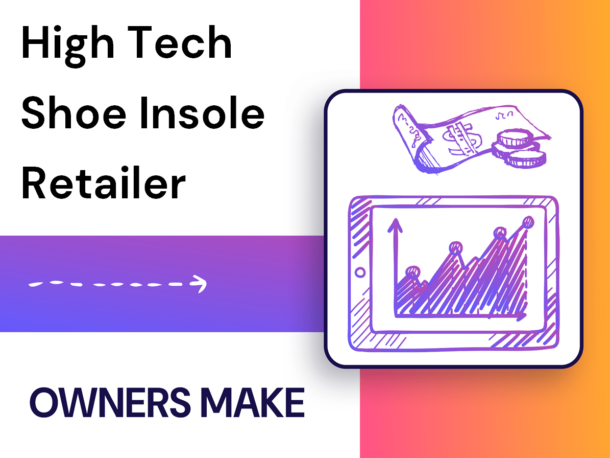 How Much Does an Owner Make from a High Tech Shoe Insole Retailer?
