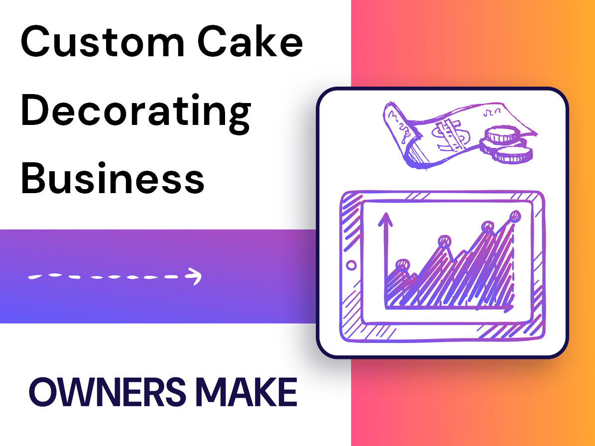 How Much Does an Owner Make in a Custom Cake Decorating Business?