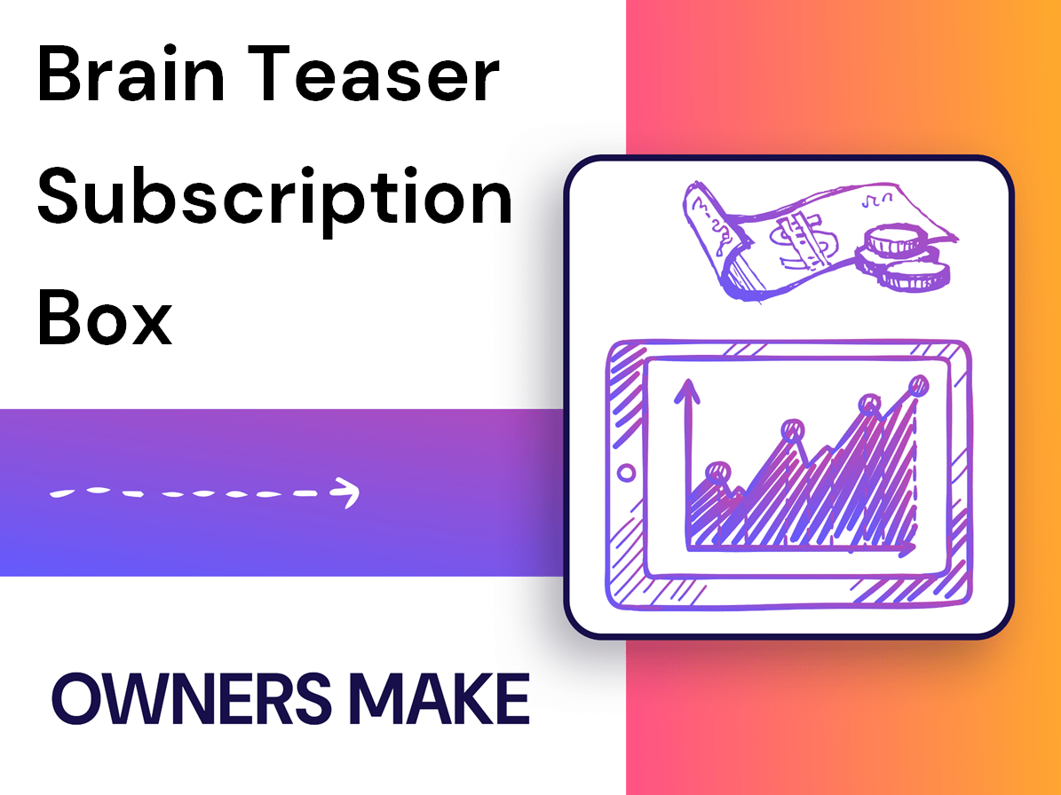 How Much Does an Owner Make from Brain Teaser Subscription Boxes?